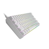 HK GAMING Wired GK61 61 Key LED Gaming Keyboard | RGB Backlit (White ...