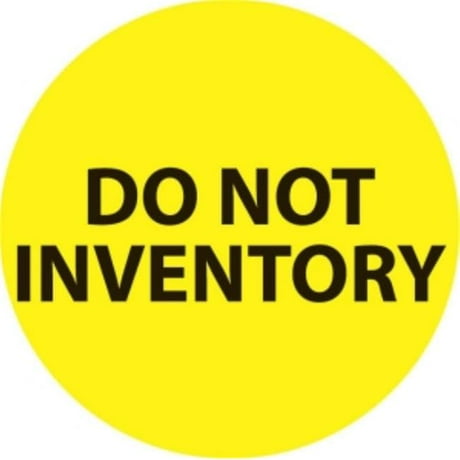 Ace Label 67480F 2 in. Circle Do Not Inventory