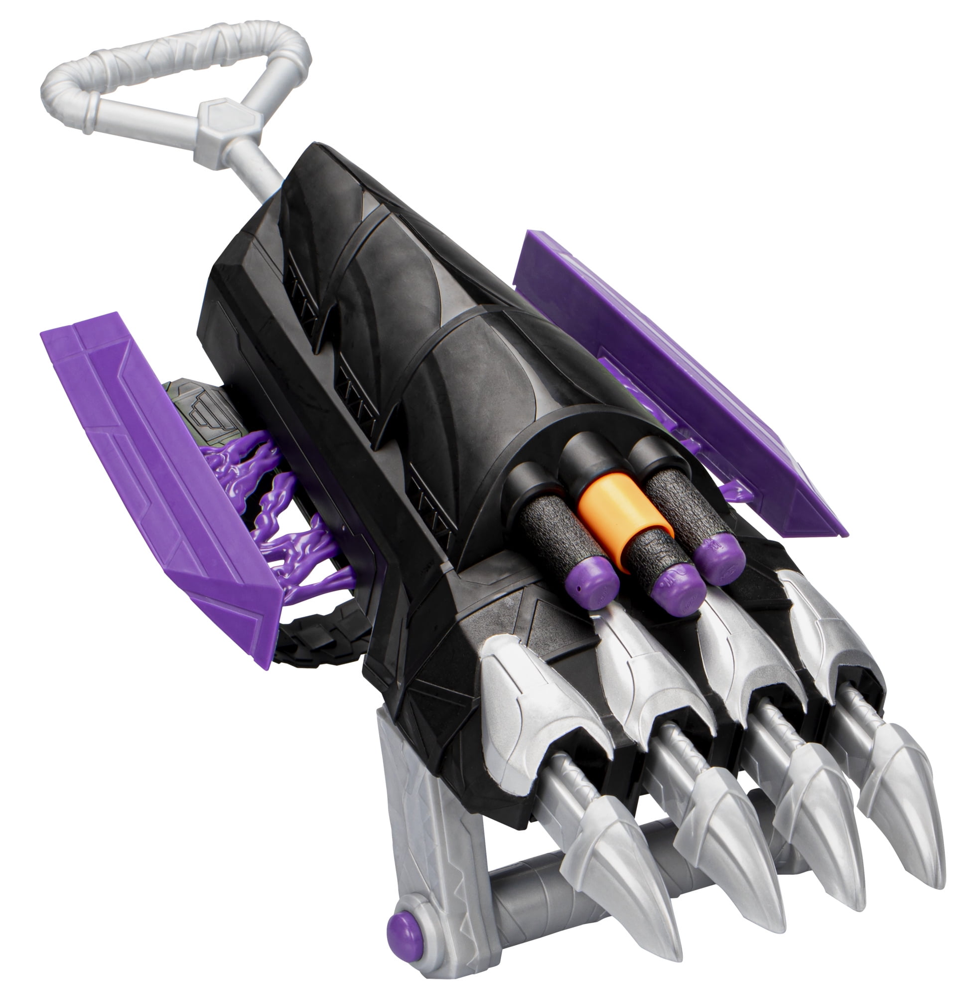 Marvel Mech Strike Mechasaurs Black Panther Sabre Claw Blaster, Nerf ...