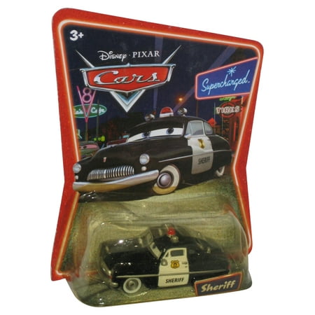 Disney Cars Sheriff Cop Police Supercharged Mattel Toy Car - (Plastic ...