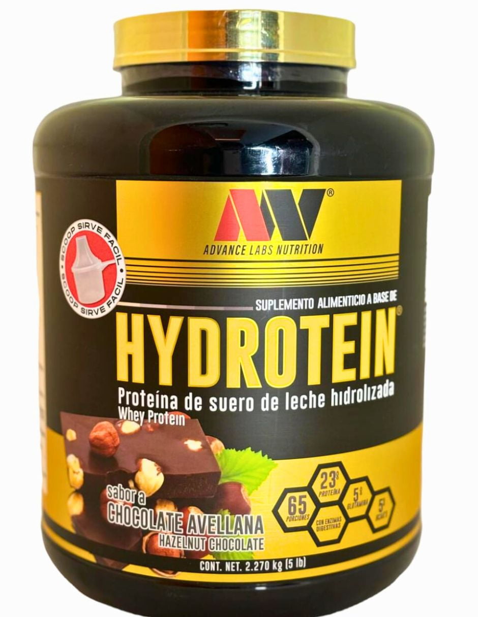 Hydrotein ADVANCE NUTRITION Proteina Hidrolizada 5lb Sabor Chocolate ...