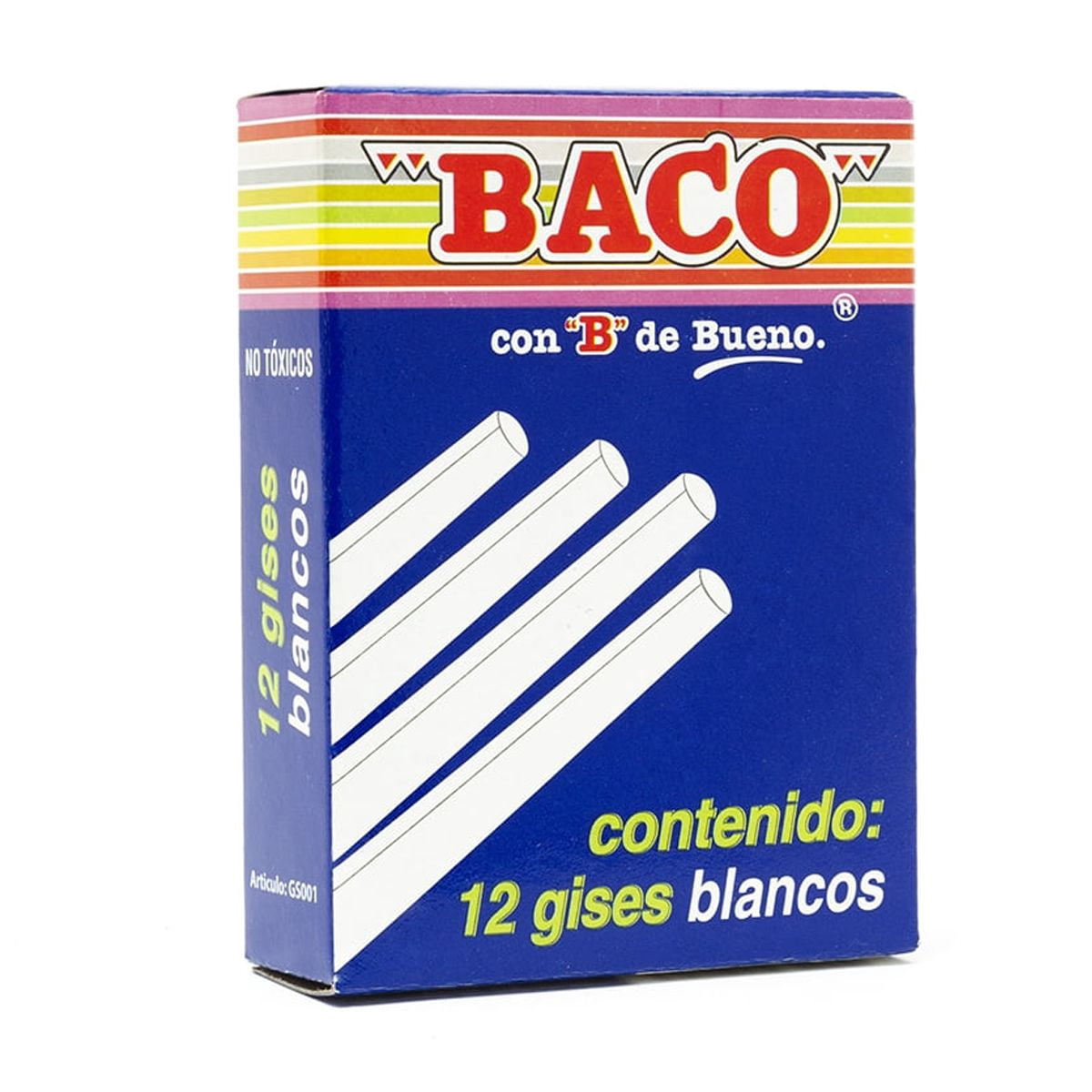 Gis Color Blanco BACO Con 12 Piezas | Walmart en línea