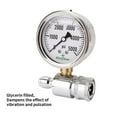 Watflow Pressure Washer Pressure Gauge Kit Attachment, Quick Connect ...