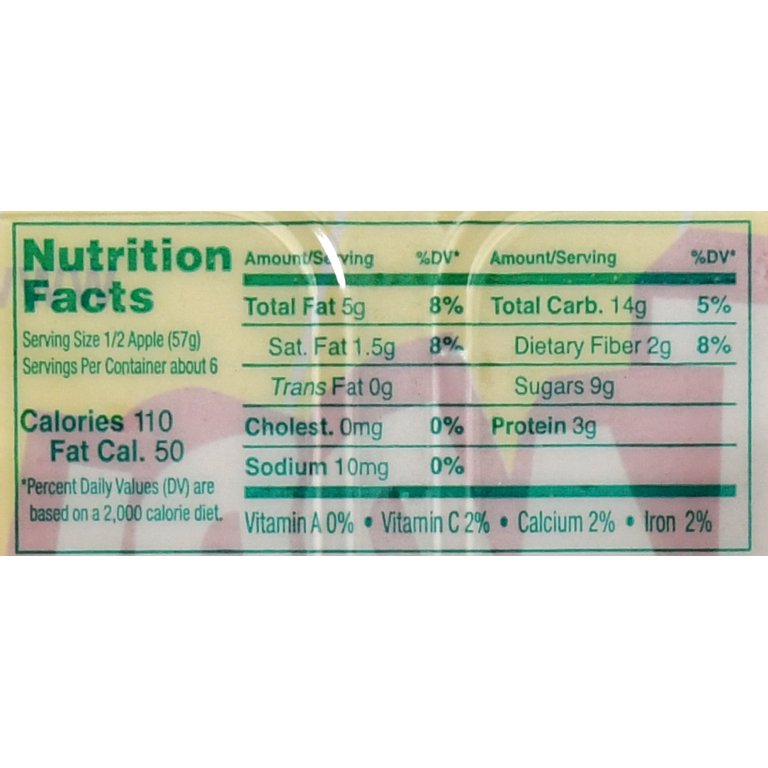 Caramel Apple Kit Nutritional Information