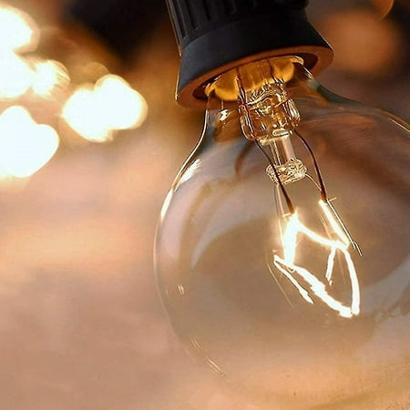 25 Pieces Tungsten Filament Light Bulbs, Tungsten Wire Bulb E12 G40 ...