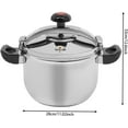 Pressure Cooker, 9.51Qt Stainless Steel Pressure Pot, 60Kpa High ...