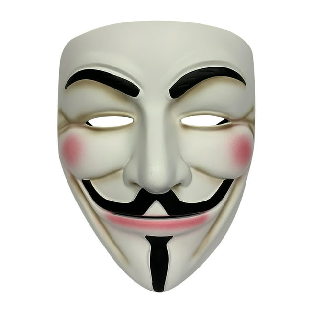 V For Vendetta Resin Mask Guy Fawkes Anonymous Occupy Adult Costume ...