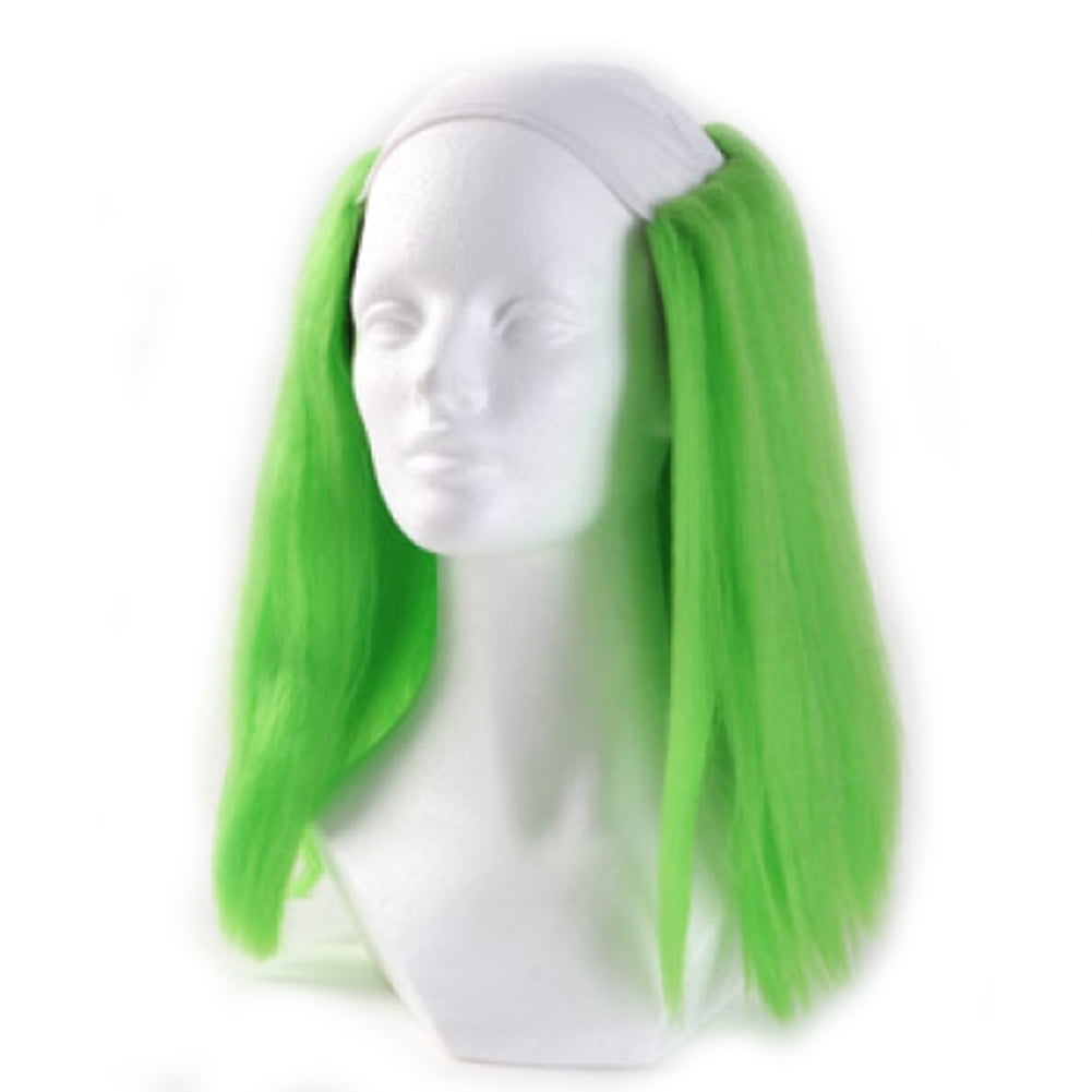 Clown Antics Green Bald Clown Straight Wig - Walmart.com