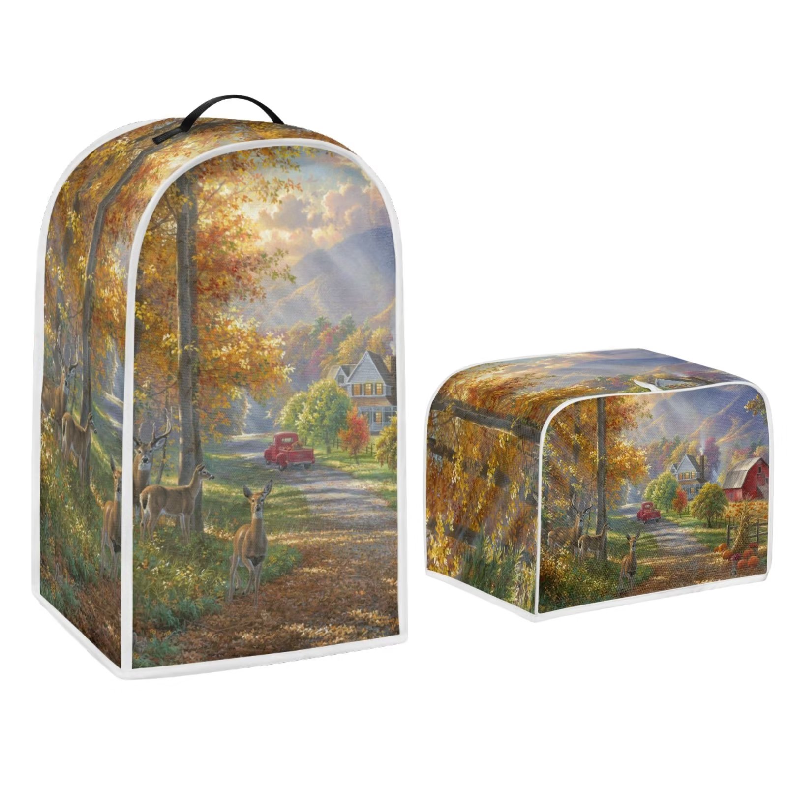 Renewold Thankful Fall Blender Cover & Toaster Covers 2 Slice Maple ...