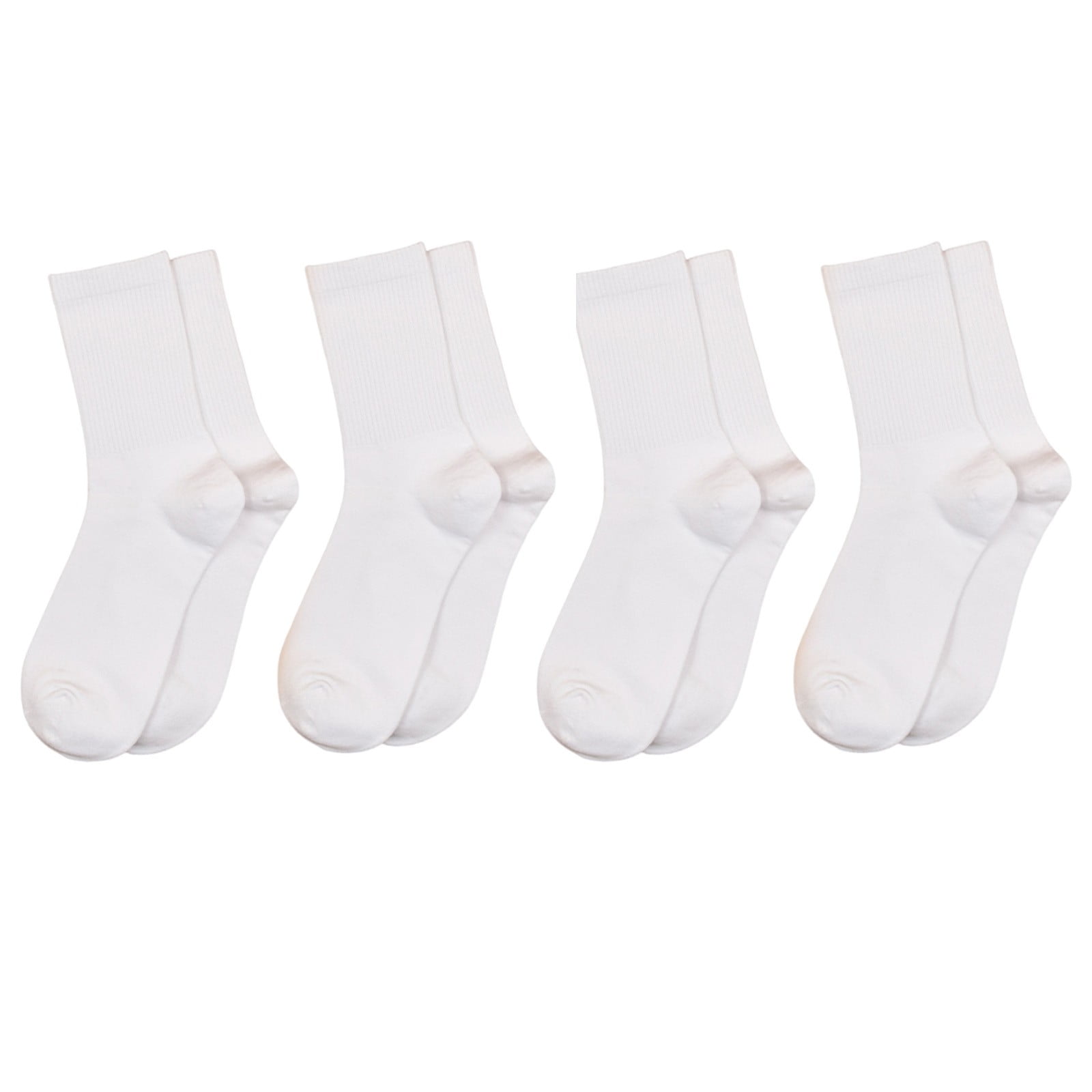 Click here for Bvofar 4 Pairs Cotton Crew Socks For Women Men Sof... prices