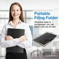 2 Pack Plastic Expandable File Folder, 12 Pocket, A4 Size, For ...