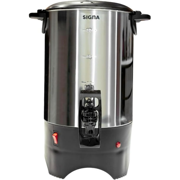 Cafetera Percolador SIGNA 6lt 40 Tazas Acero Inoxidable 110v | Walmart ...