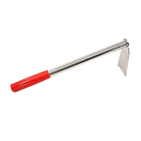 Red Handheld Bent-neck Hoe Stainless Steel Farm Garden Tool Weeding ...