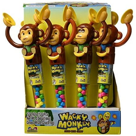 Kidsmania Wacky Monkey Candy Filled Toys, (Pack of 12) - Walmart.com ...