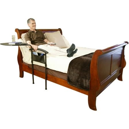 Stander Independence Bed Table - Home Bed Rail and Overbed Swivel Table ...