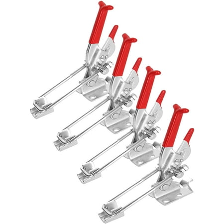 4 Pack 700lbs Capacity Toggle Clamps GH- 431 Adjustable U Bolt Self ...