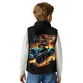 chaqlin American Flag Tractor Vest for Boys Fashion Y2K Sleeveless ...