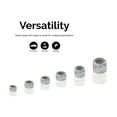 Neiko 50432A Hex Nut Set | 150 Pc Nylon Locking Nuts | A3 Steel | SAE ...