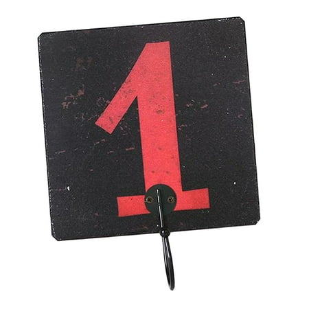 Decorative Number Hooks Clothes Garment Jewellry Gadget Organizer Coat ...