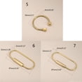 Brass Screw Lock Keychain Brass Lock Clip Key Holders Replacement ...