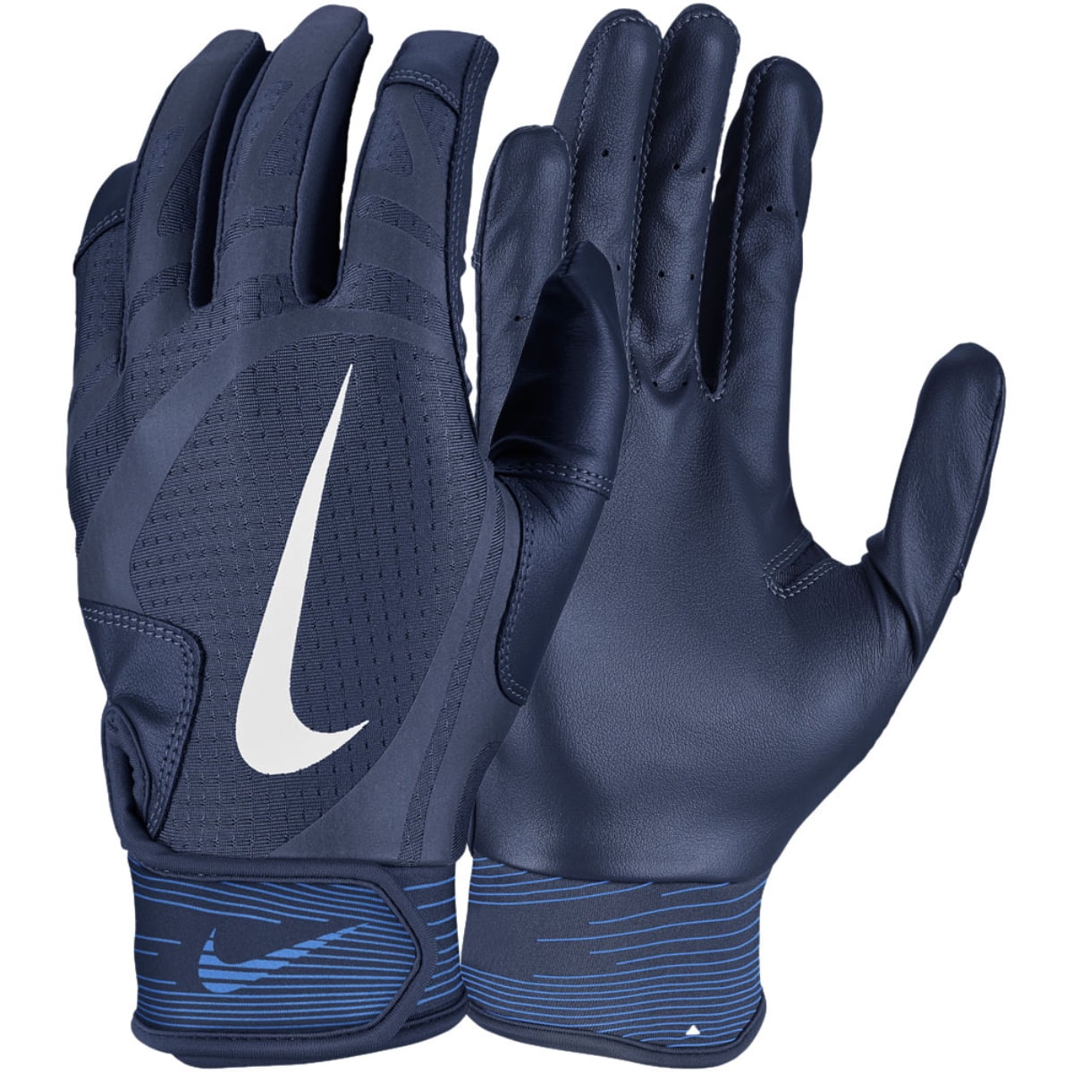 Nike Huarache Series Youth Boys' Baseball Batting Gloves Pair Navy ...