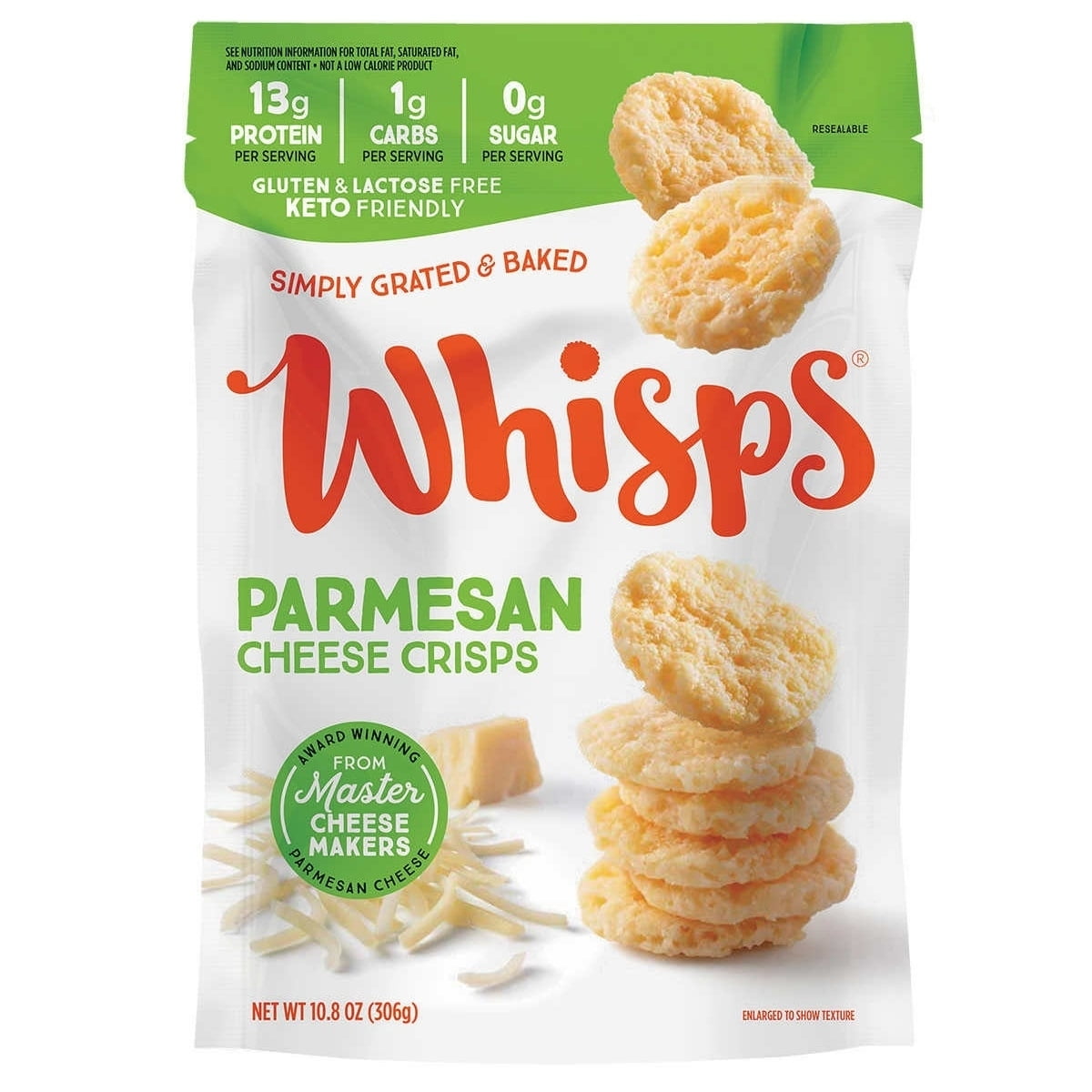 Whisps Parmesan Cheese Crisps 10.8 Ounce - Walmart.com