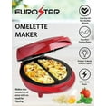 EUROSTAR EOM701R Omelette Maker, Red - Walmart.com