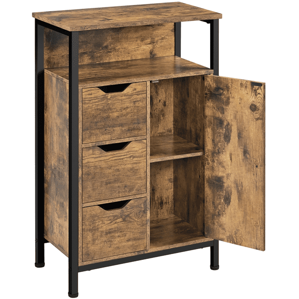 Rustic Tall Storage Cabinet