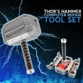 Marvel Avengers Thor's Large 30-Piece Mjolnir Hammer Tool Set | All-In-One Mechanics Kit in ...