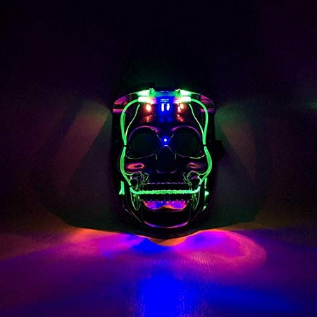 Fun Central AJ212, 1 Pc LED Skull Mask, LED Light Mask, Light Up Mask ...