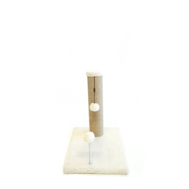 Beatrise Angled Cat Scratching Post with Perch - Walmart.com