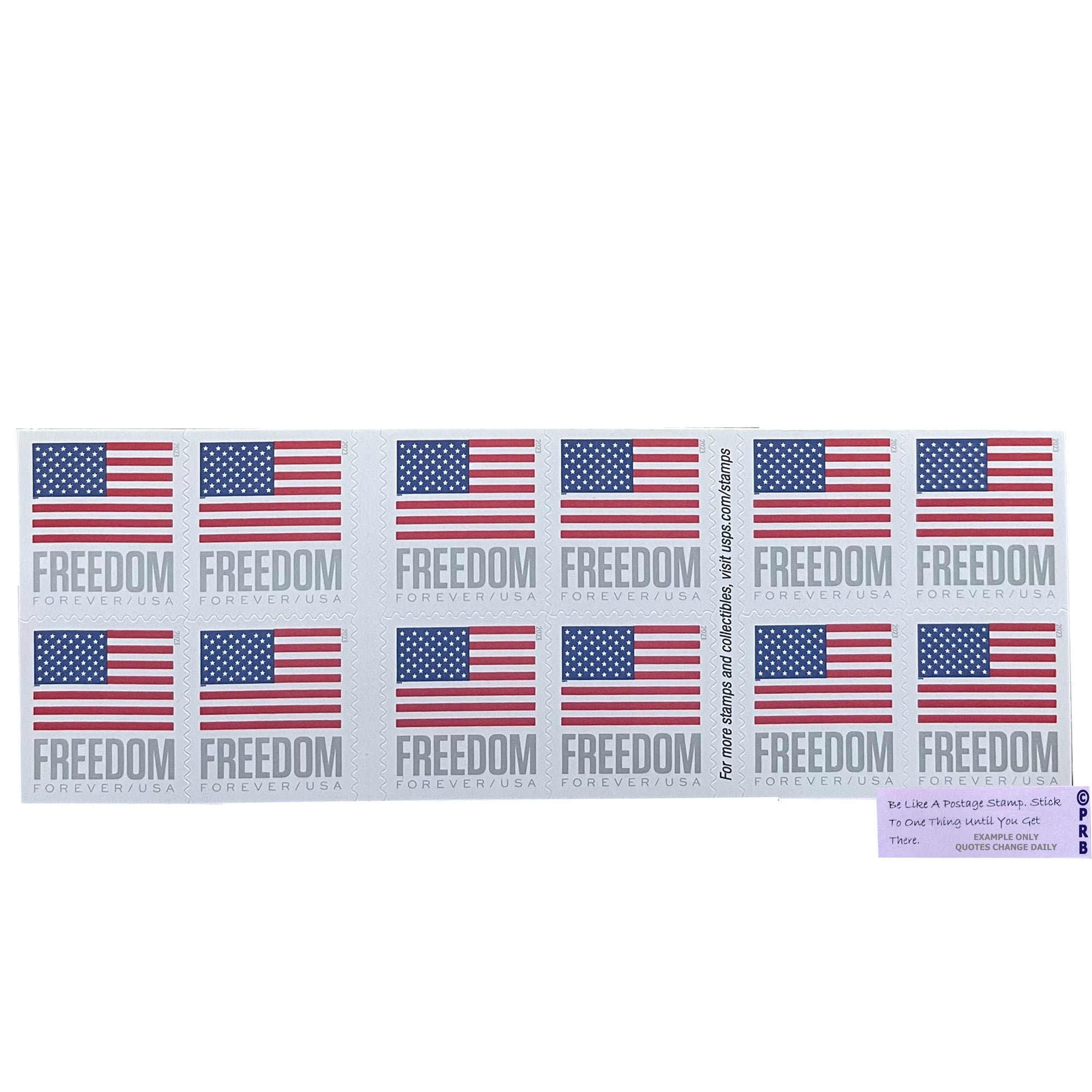 Freedom Flag 2023 USPS Forever Postage Stamp 1 Book of 20 US First ...