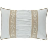 Nanshing Devi 9 Piece Scroll Transitional Comforter Set, Queen, Gold ...