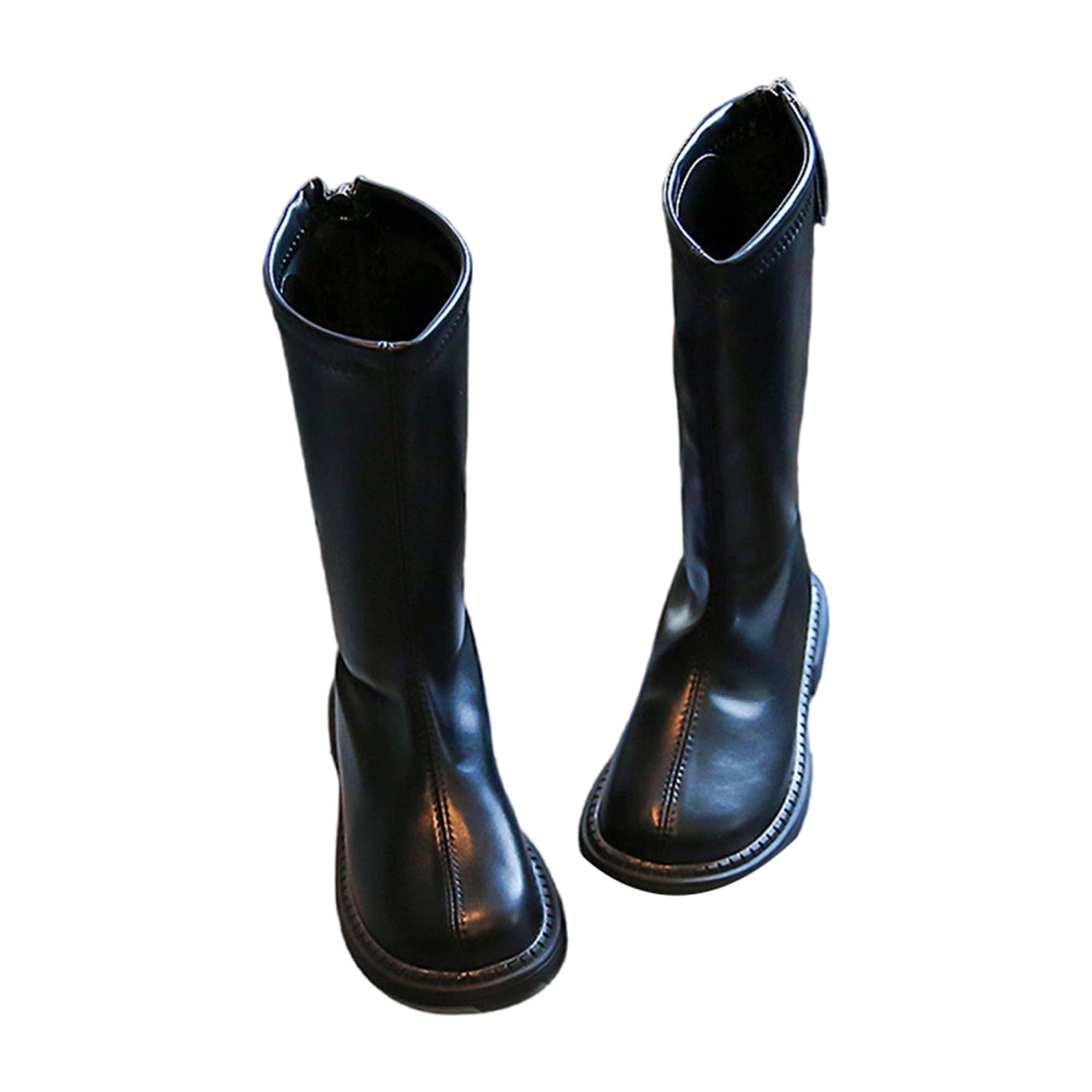 Click here for Avamo Girls Booties Tall Knee High Boots Back Zip... prices