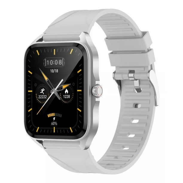 Smartwatch Fralugio Reloj Inteligente LC204 Full Touch HD AI Gris Sport ...
