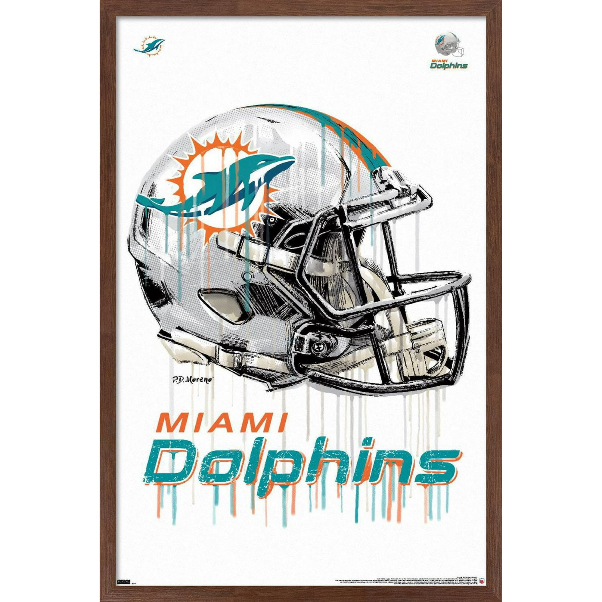Click here for Trends International Nfl Miami Dolphins - Drip Hel... prices