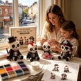 3D Beaded Skeleton DIY Kit, Cute 3D Skeleton Bead Craft Set with ...