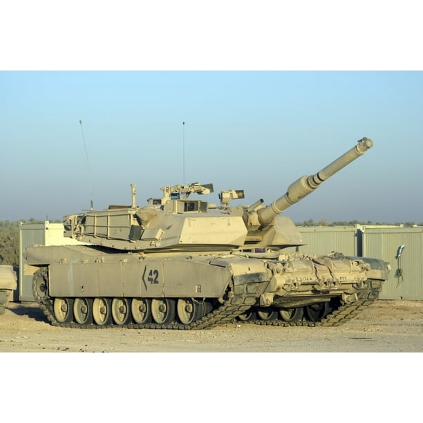 Baqubah, Iraq - M1 Abram tank at Camp Warhorse Poster Print (34 x 22) - Walmart.ca