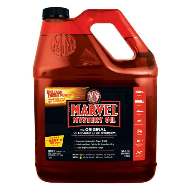 Marvel Mystery Oil - Oil Enhancer and Fuel Treatment, 1 Gallon ...