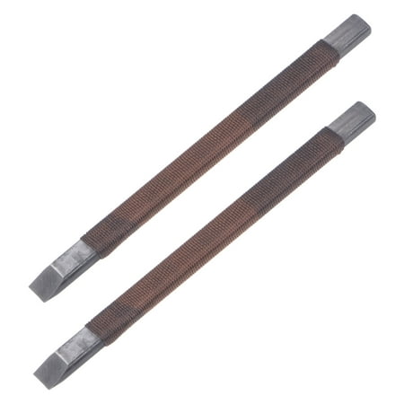 Uxcell 8.5mm Manganese Steel Flat Tip Polyester Thread Handle Wood ...