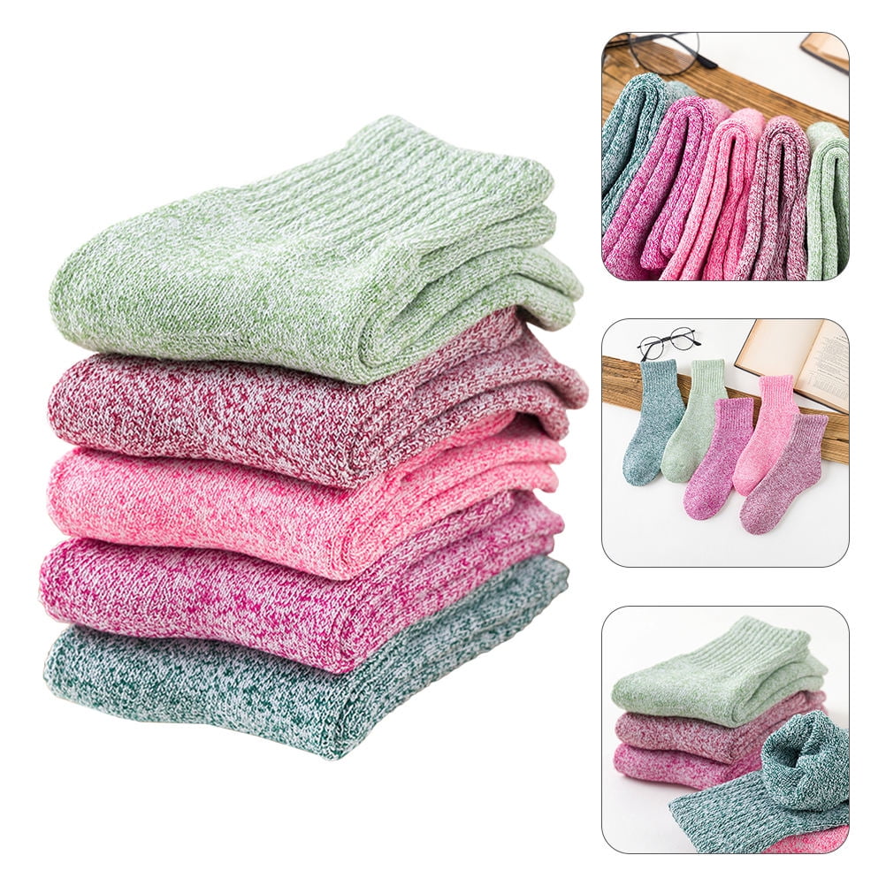 Click here for Ifanlandor 5pairs Ladies Socks Cotton Mid Calf War... prices