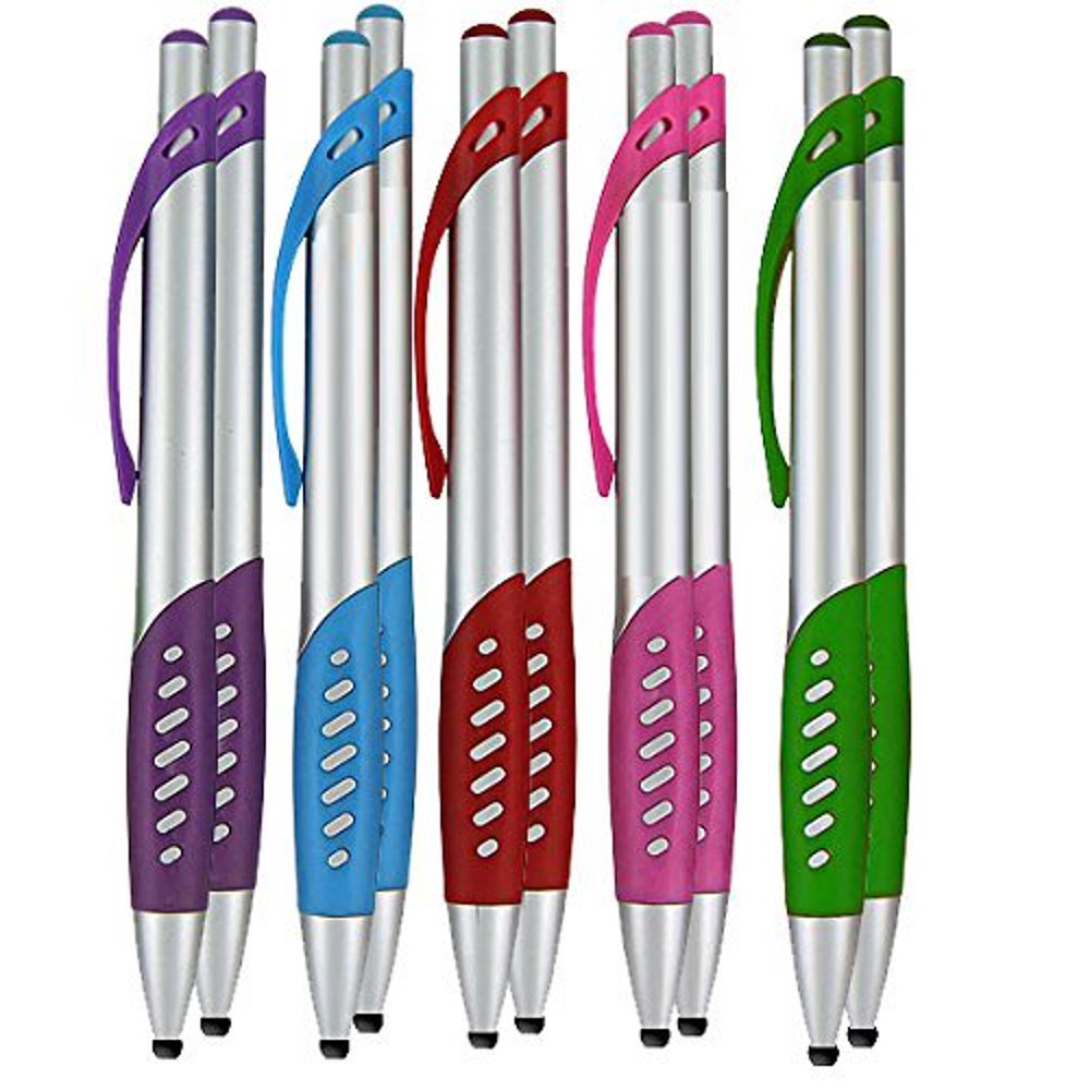Stylus Pen, 2 in 1 Capacitive Stylus & Ballpoint Click Pen with Comfort ...