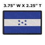 Honduras Flag Embroidered Iron-on Patch - Walmart.com