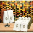 Serafina Home Decorative Holiday Fingertip Towels: Gold Embroidered ...