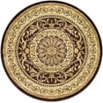 Unique Loom Versailles Collection Area Rug - Napoleon (6' 1" Round ...