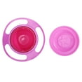Baby Gyro Bowl 360 Degree Rotation Spill Resistant Kids Feeding Dish ...
