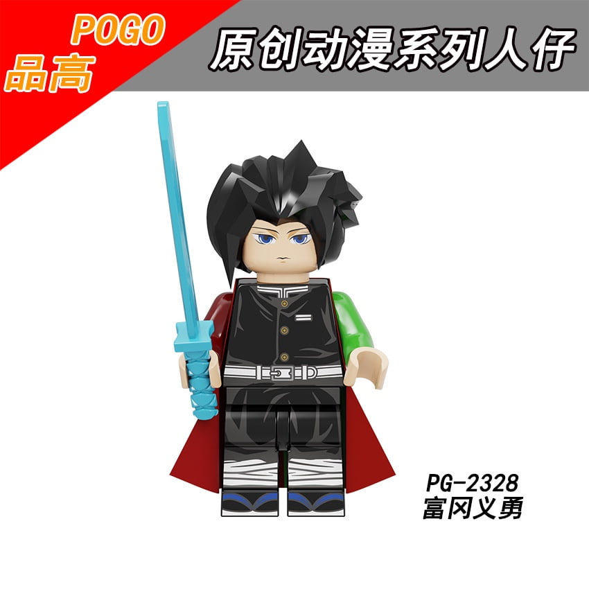 Anime Demon Slayer Tanjirou Nezuko Zenitsu Inosuke Figura Lego Bloques ...