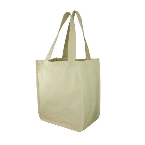 Simple Ecology Deluxe Organic Cotton Canvas Reusable Grocery Shopping ...