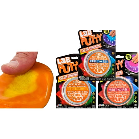 Lab Putty Color Changing Heat Sensitive Bouncing (3 Units Assorted) by ...