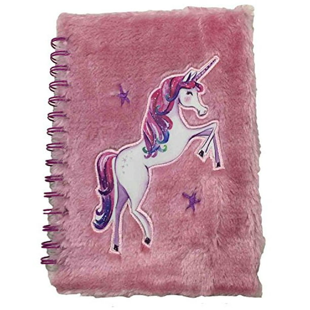 Plush Journal - Unicorn Journal - Pink Plush Stationary Notebook ... Plush Journal - Unicorn Journal - Pink Plush Stationary Notebook ...